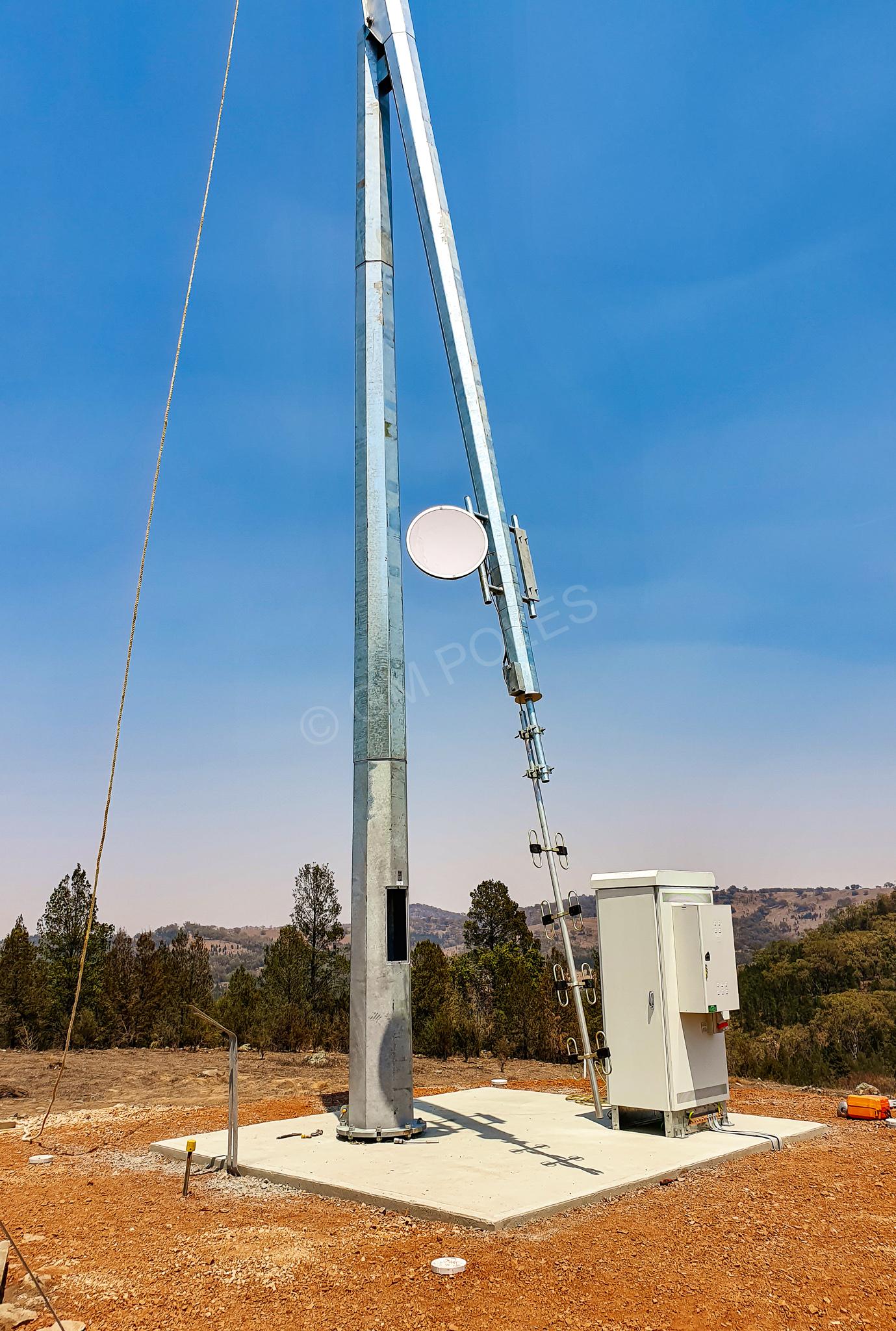 Solomon Ports 50m Flag pole | GM Poles